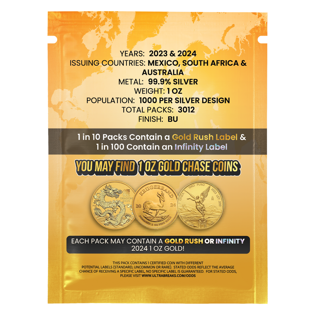 UltraBreaks Around the World: featuring 1 oz Silver MS70 & Gold Chase